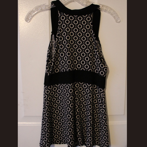 Blu Heaven | Tops | Blu Heaven Tank Top Blouse Black N White | Poshmark